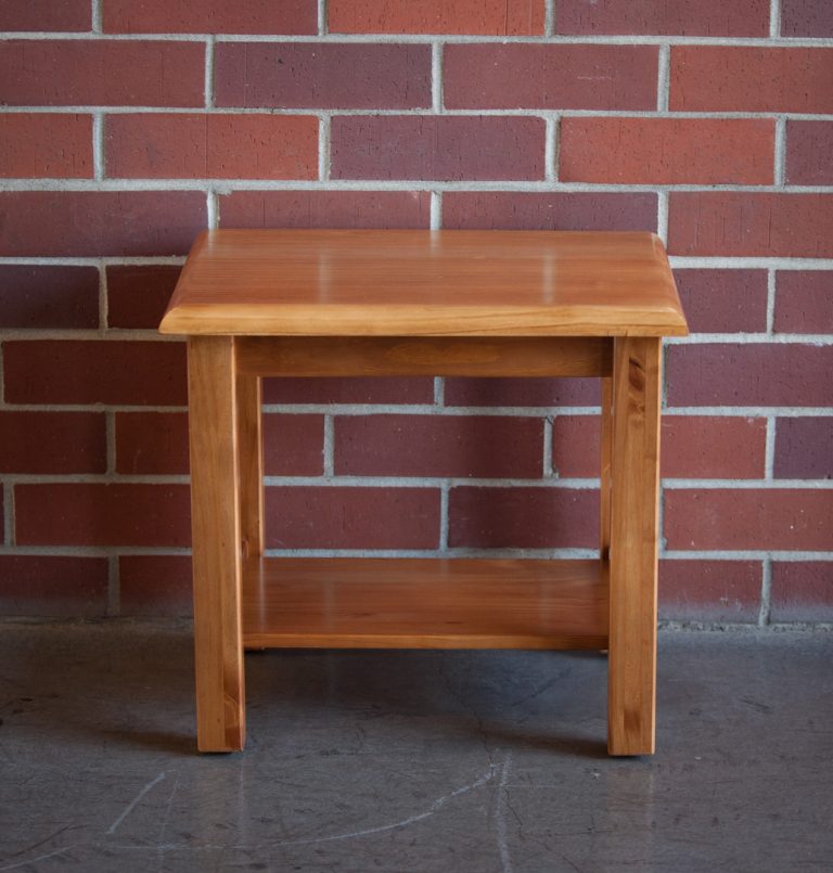 Fire Tough Solid Wood End Table | Firehouse Chairs