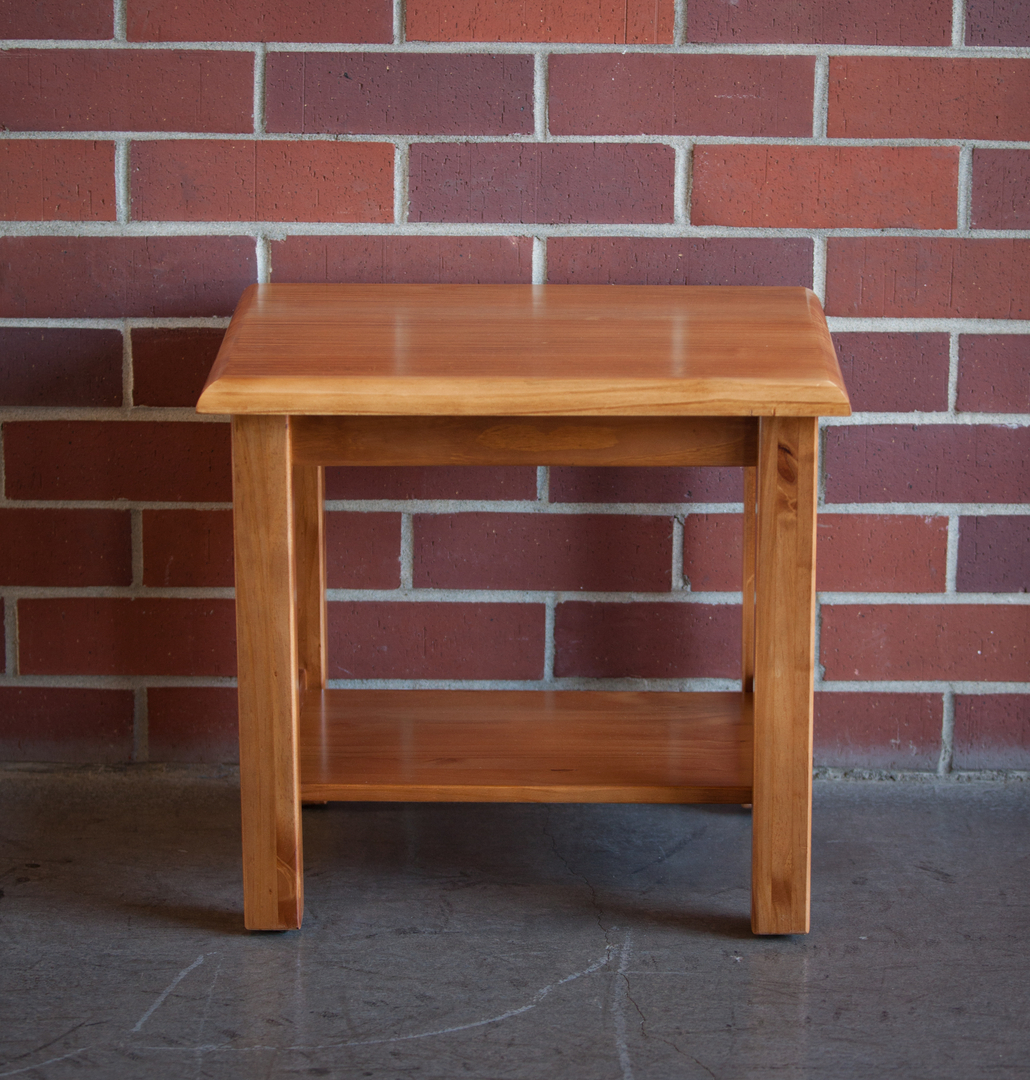 Fire Tough Solid Wood End Table | Firehouse Chairs
