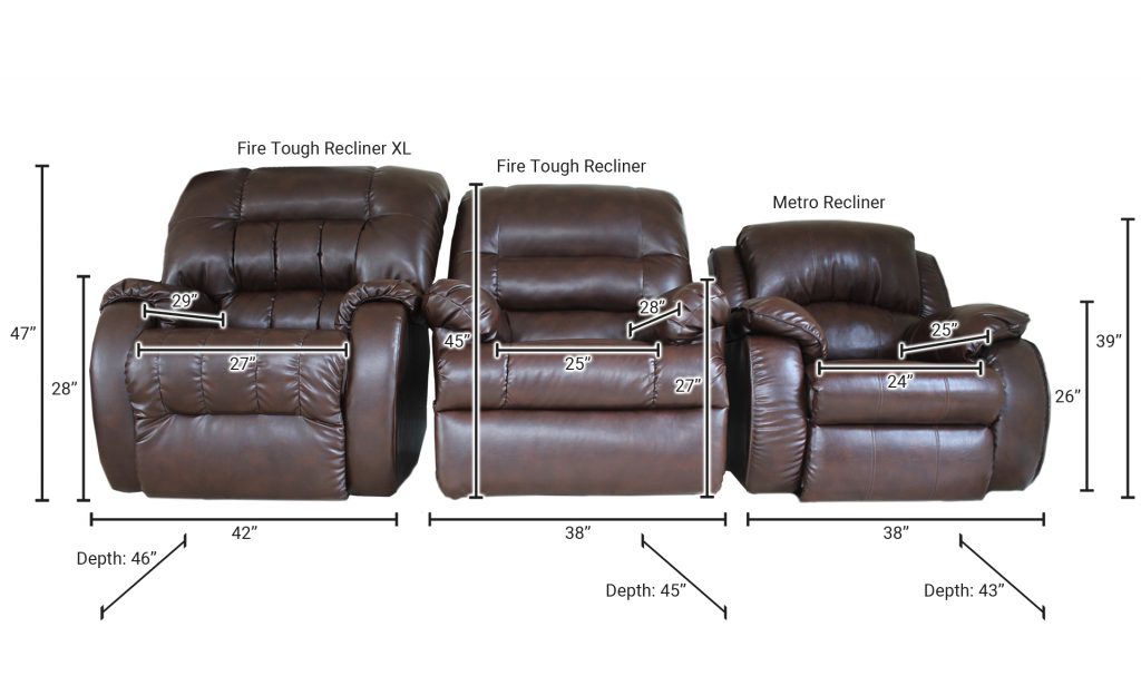 Recliner Comparison | Firehouse Chairs